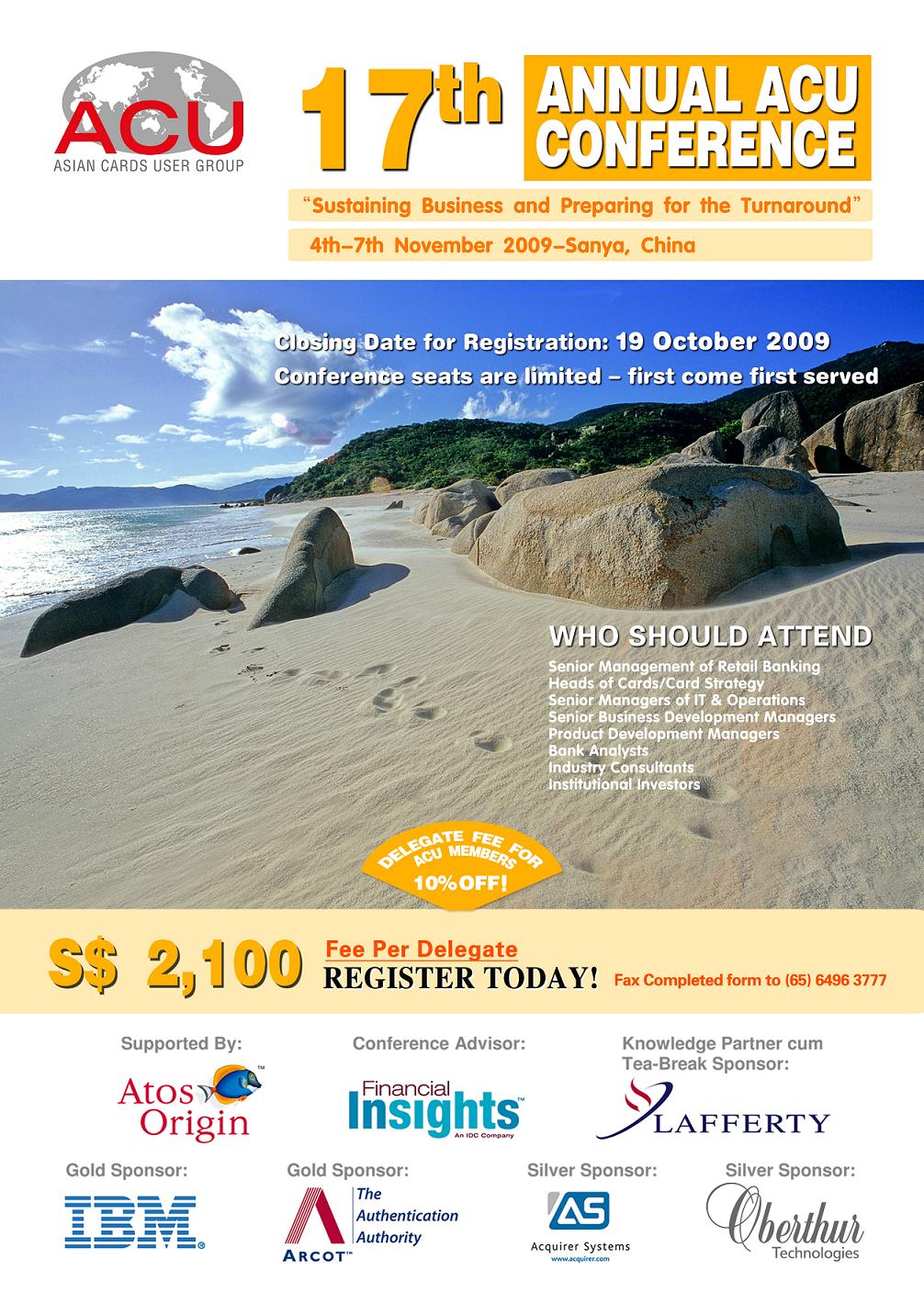 ACU Conference 2009 - Sanya, China
